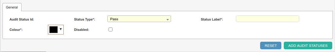 Audit Statuses Dataforce Documentation