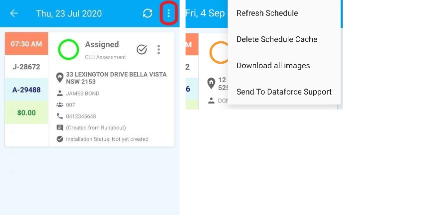 Appointment Actions Dataforce Documentation